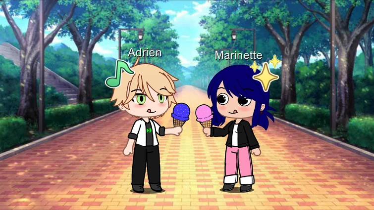 Adrienette moments in gacha club | Fandom