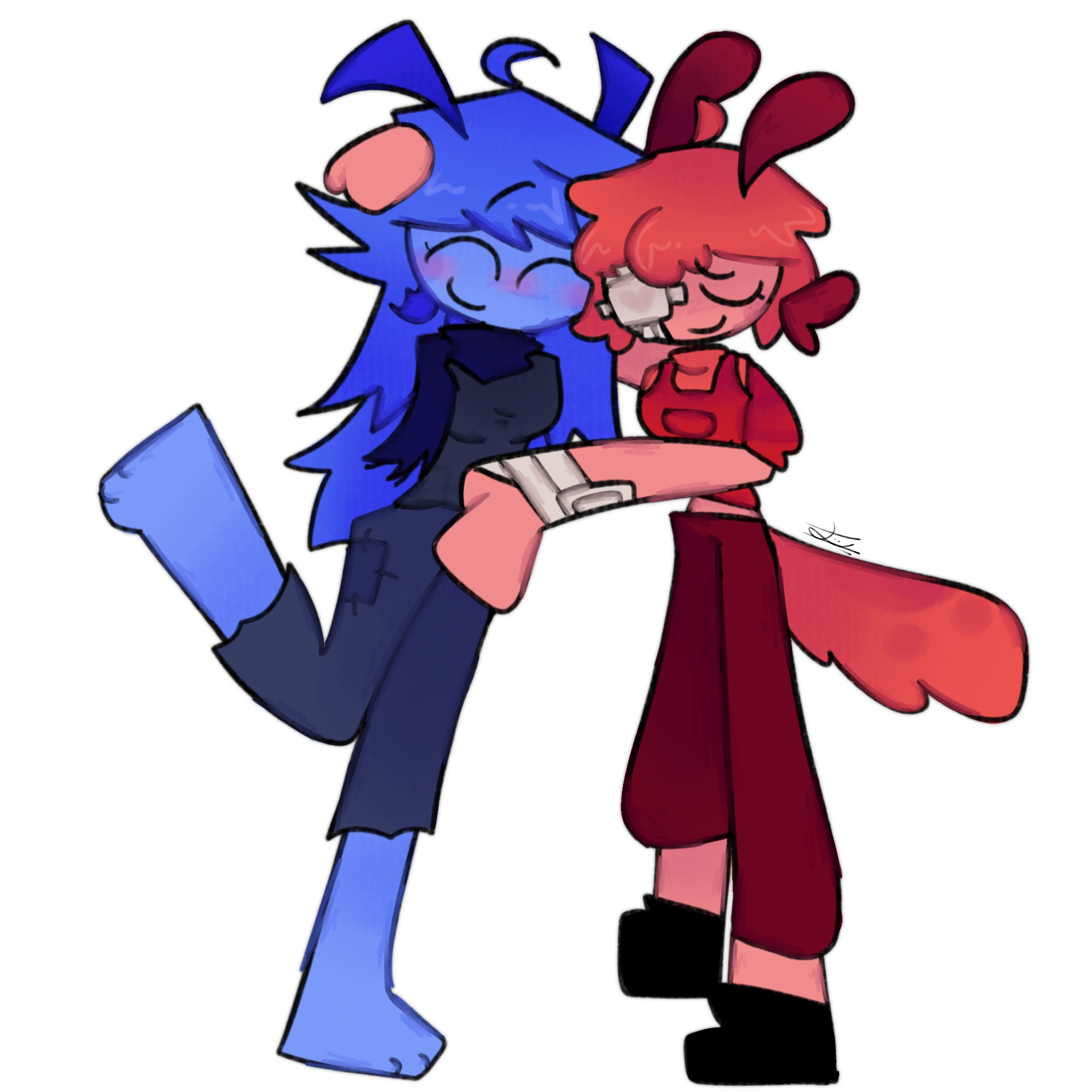 What I just drew 🤤🤤 ( one and Three humanized ) | Fandom