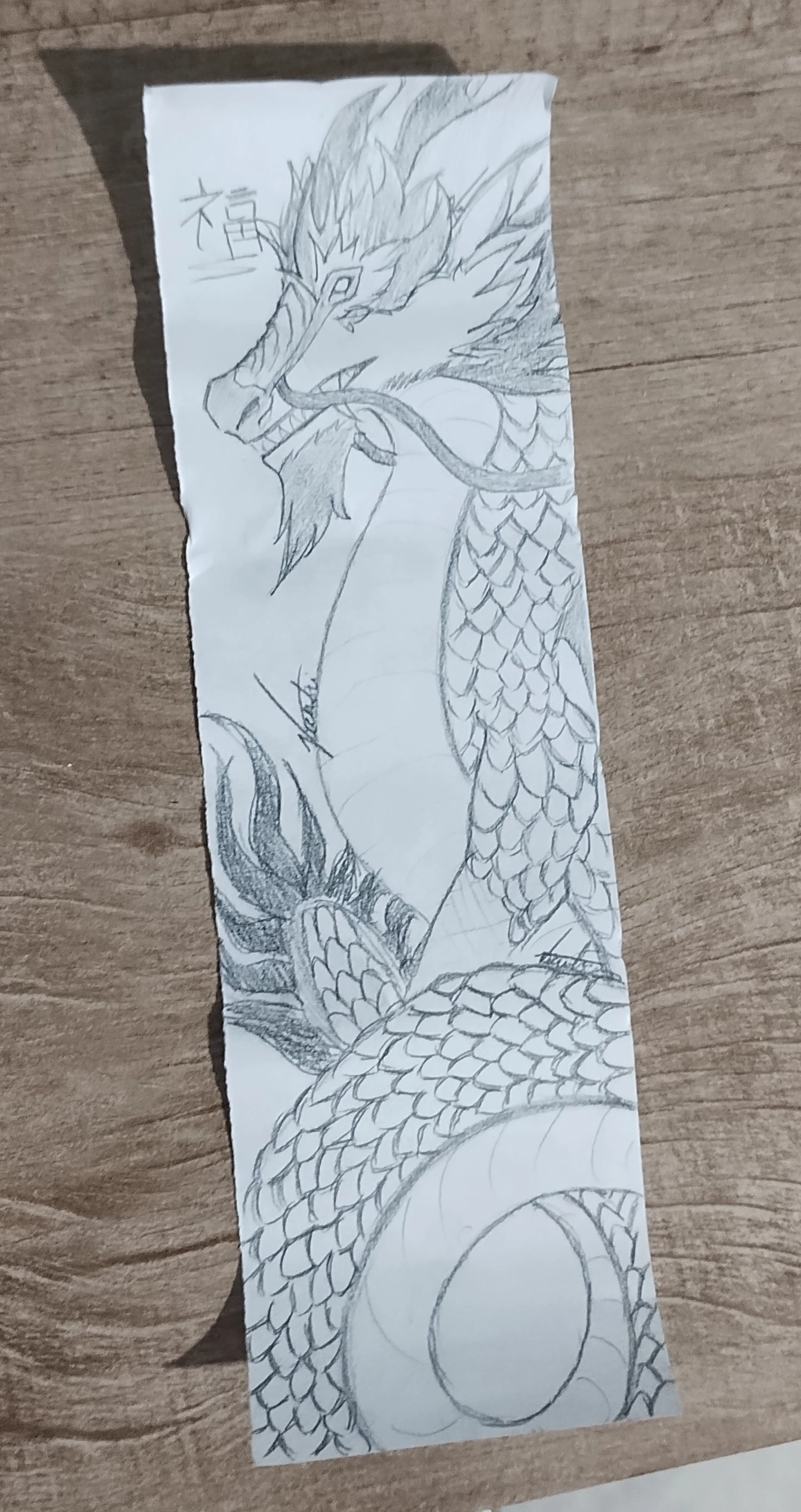 a more detailed fulong drawing i did in class | Fandom