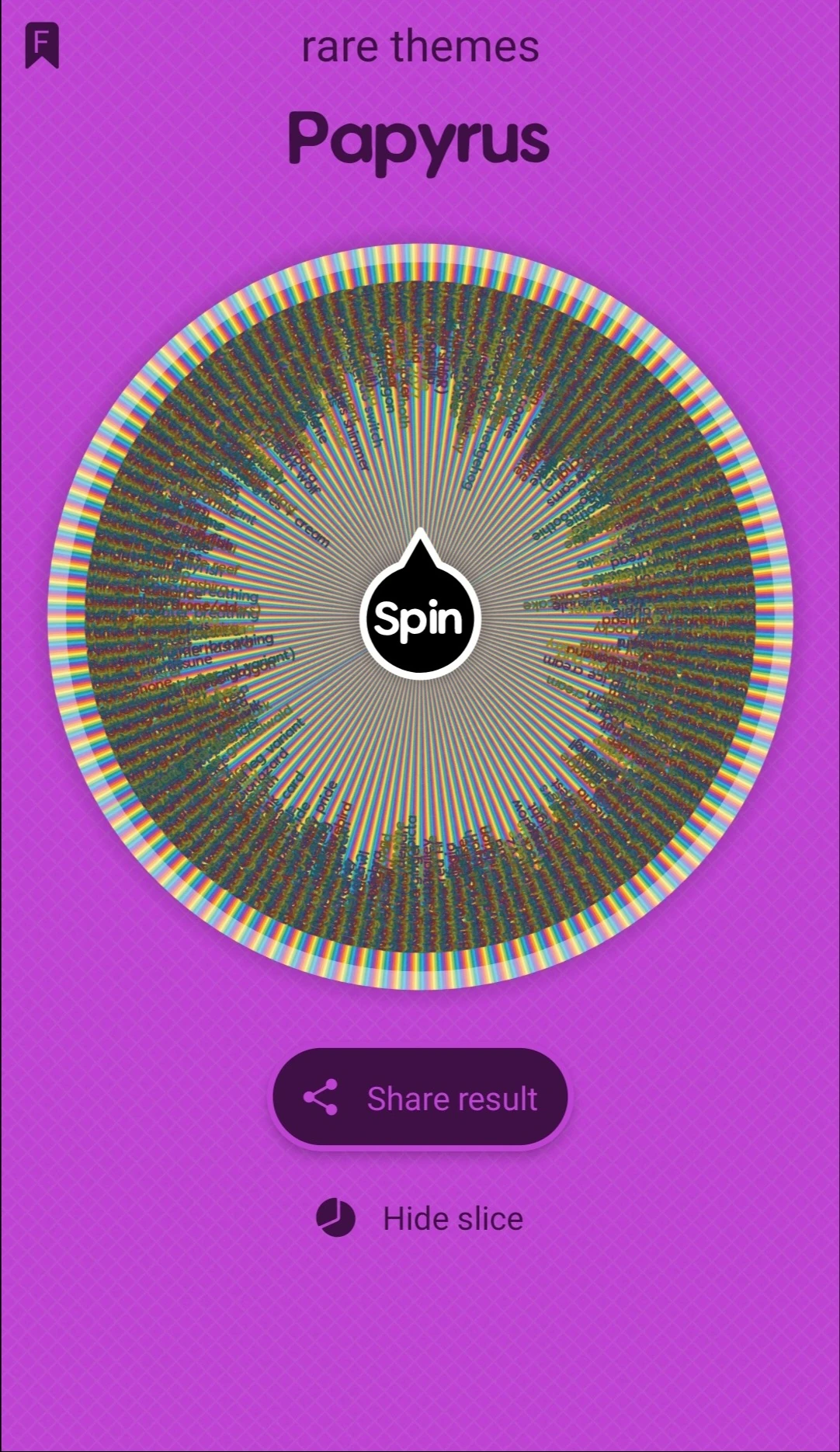 Rare theme of the day #6 | Fandom