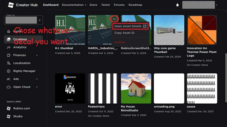 The Guide to how put correctly a image/decal in RetroStudio | Fandom