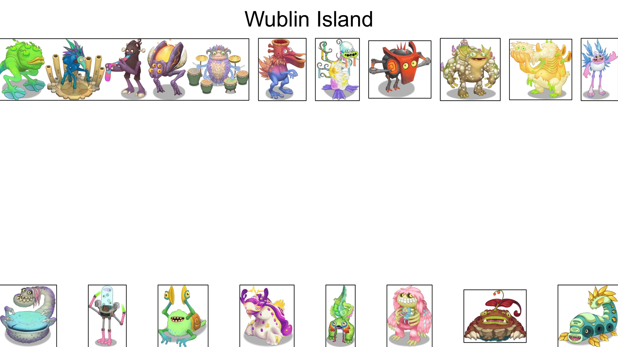 MSM but the Monsters are stuck on the Island(s) they first appeared on ...