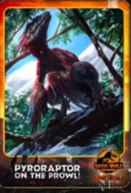 Pyroraptor and Wooly Mammoth in Jurassic World Chaos Theory Season 2 or ...