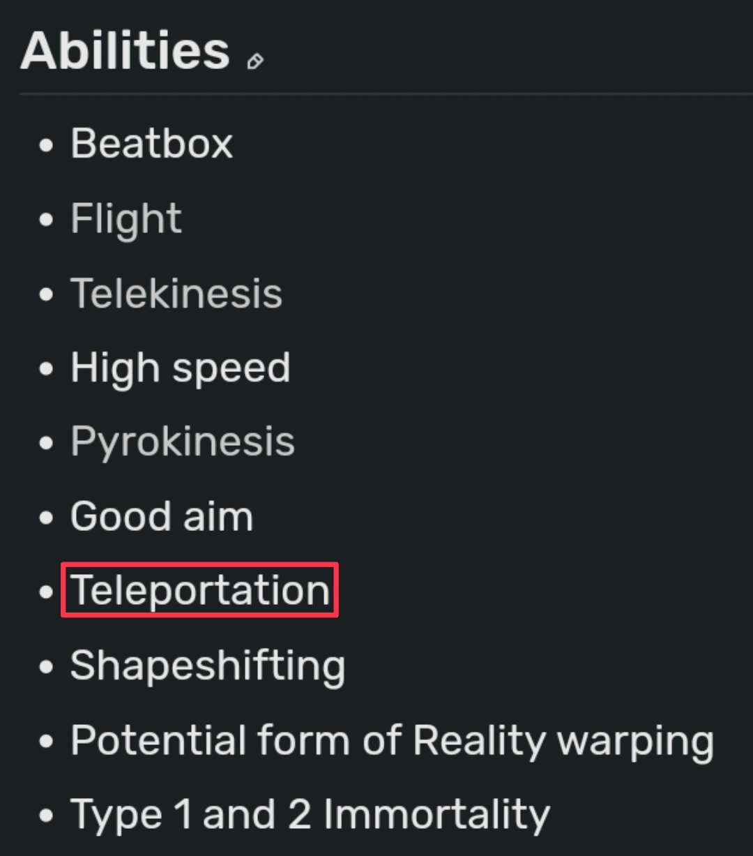 When did Male_07 use teleportation | Fandom