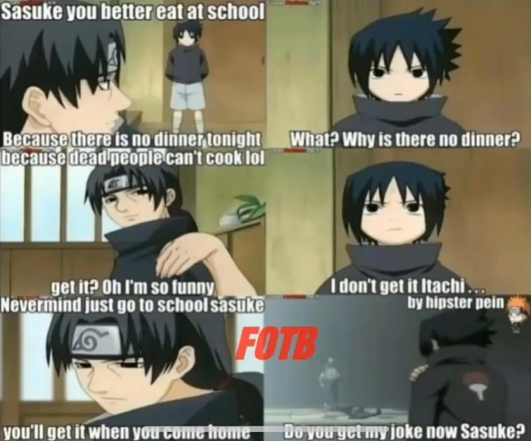 One Of The Funniest Itachi Memes | Fandom