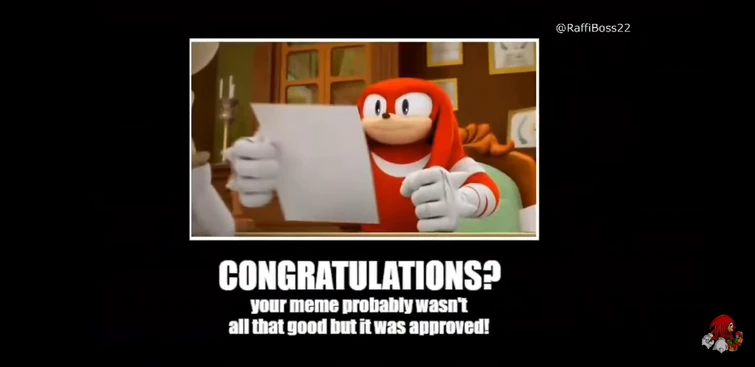 Knuckles Approves Sonic Shows/Movies | Fandom