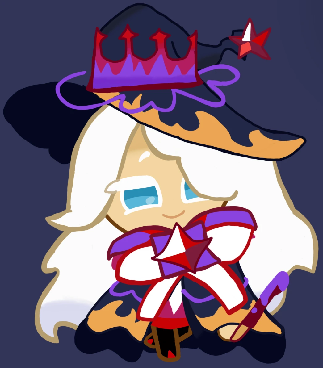 Cream Puff Cookie’s Dark Magic Hat costume from OvenBreak into Kingdom ...