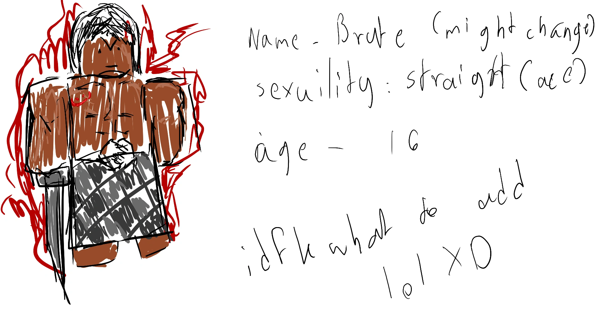 I'm bored, so have my version of Slasher (Rushed Art) | Fandom