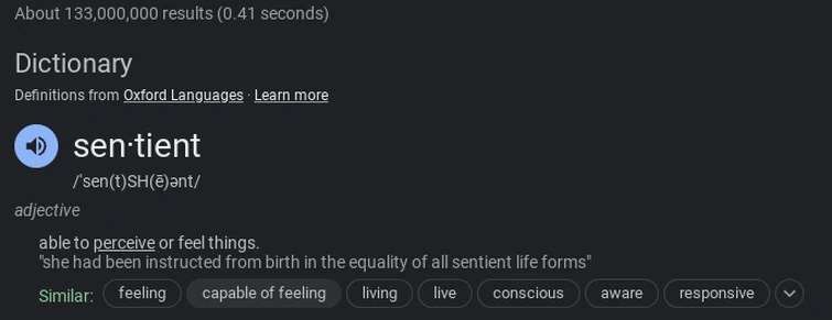 are drones sentient?sentient=Actually having a mind, not mimmicing ...
