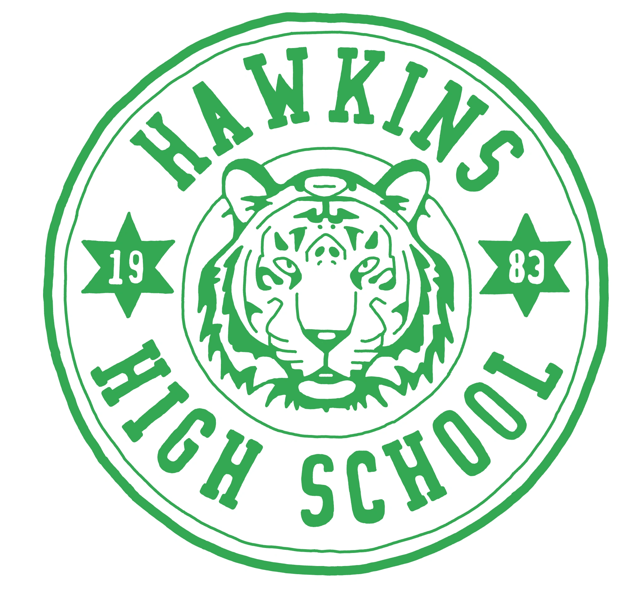 I redid the Hawkin high school logo. | Fandom