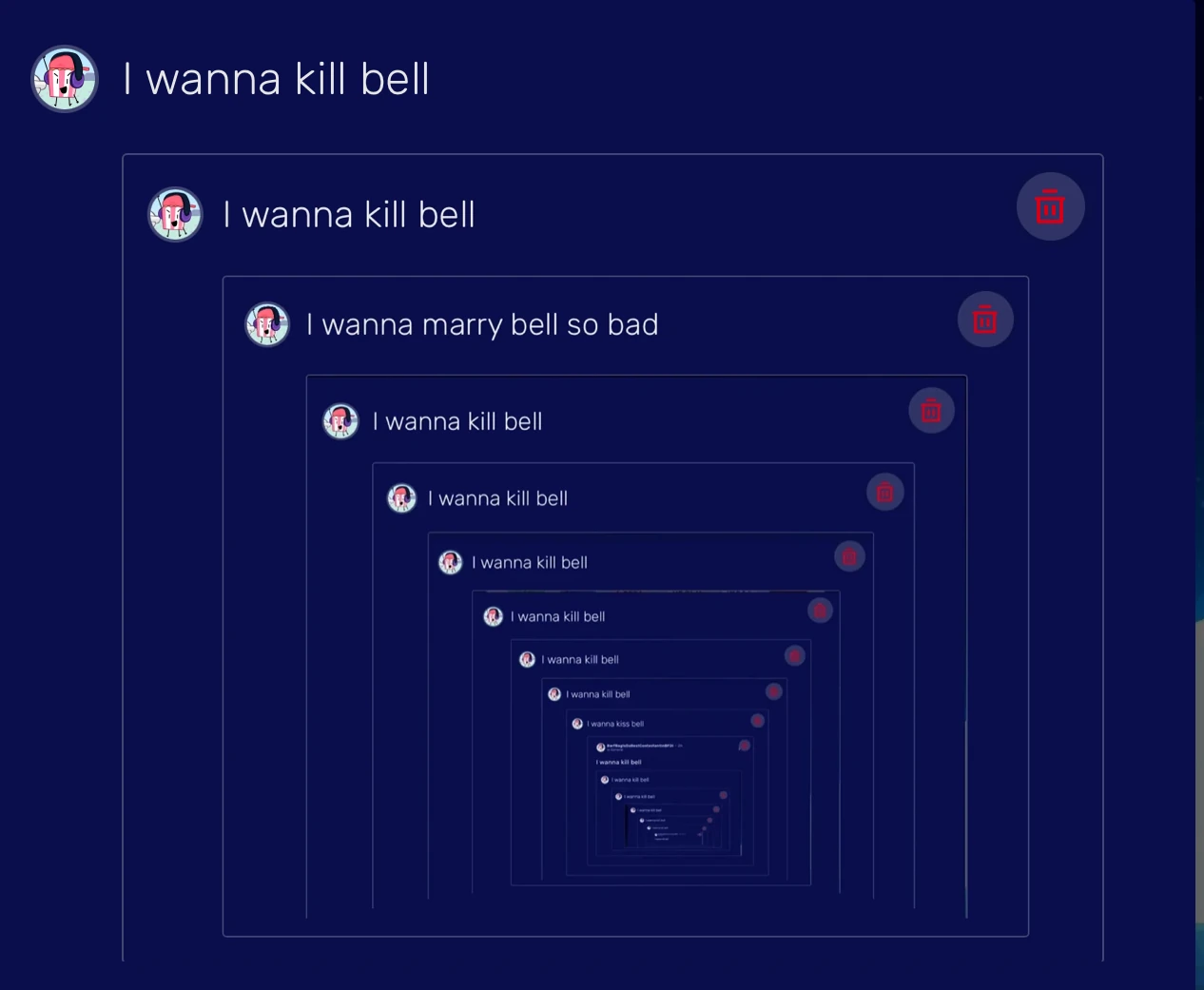 I wanna kill bell | Fandom