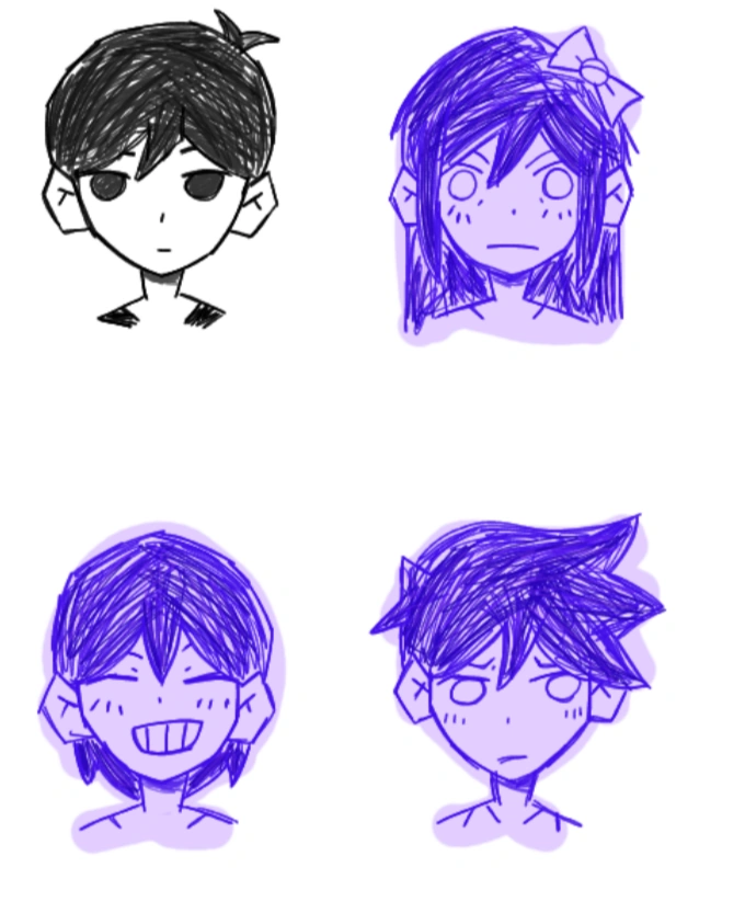 More omori art style practice | Fandom