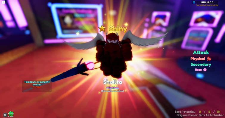 first shiny mythic | Fandom