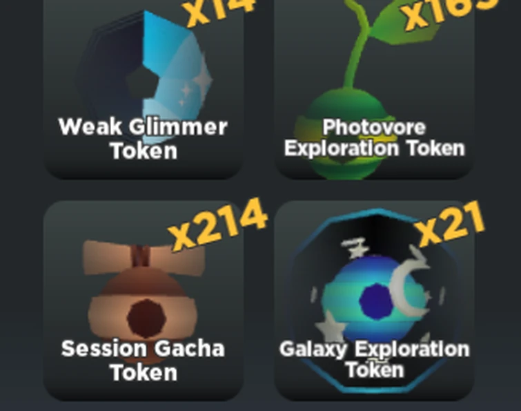 How many session gacha tokens do you have? | Fandom