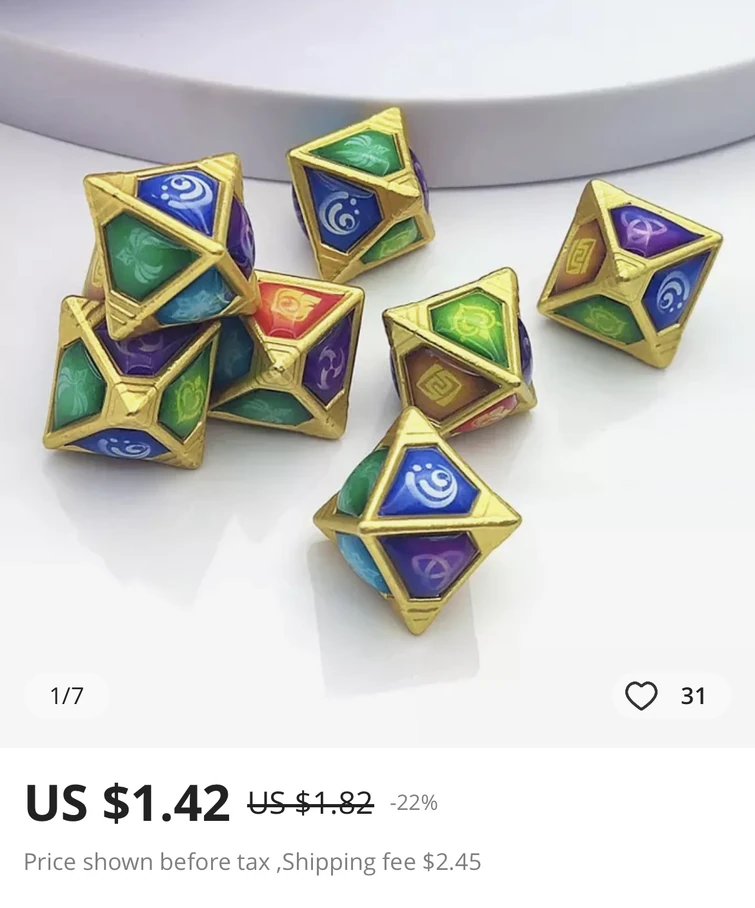 The first this I thought when I played TCG was “I need those dice” and ...
