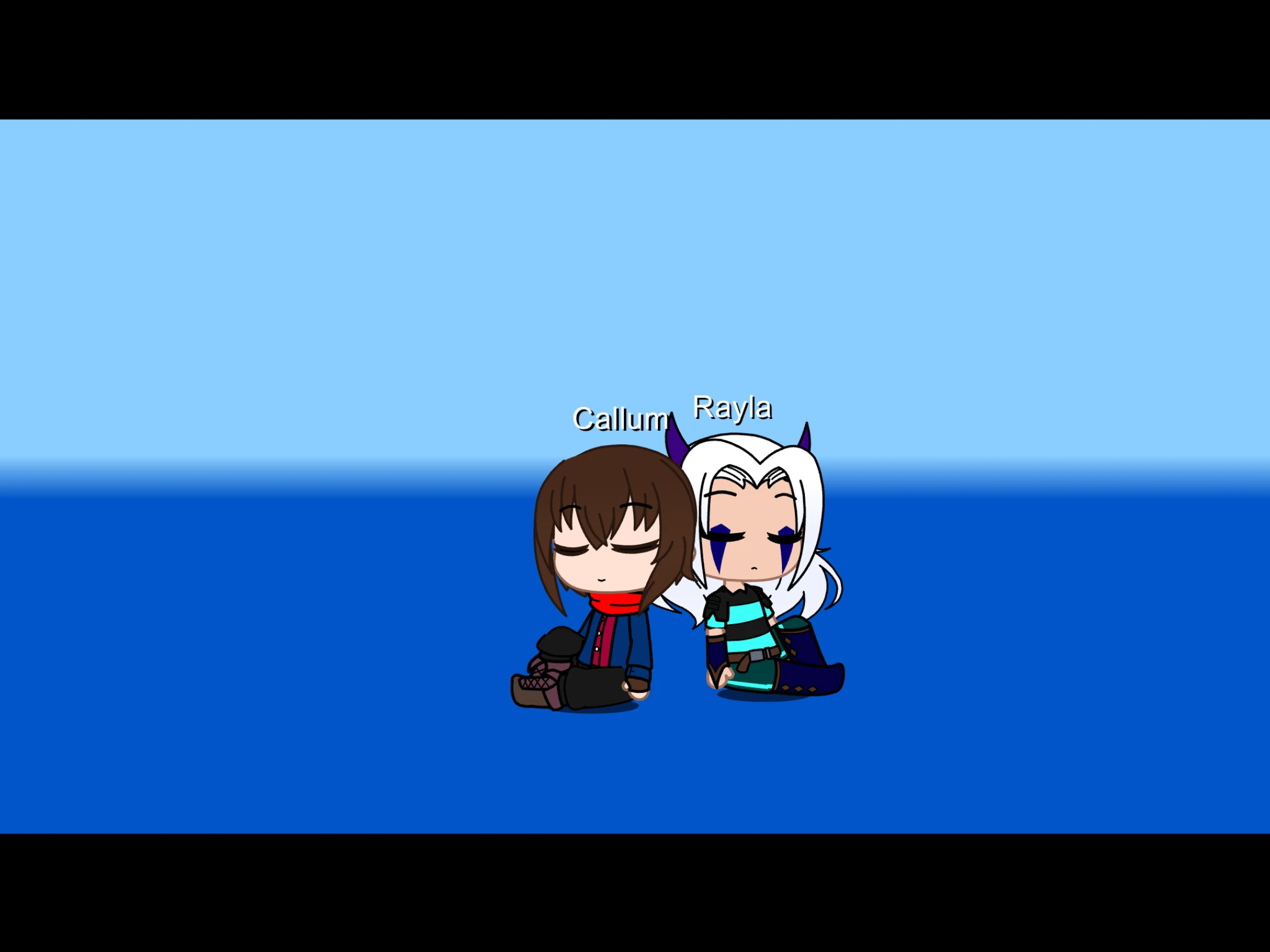 I have Gacha and made a few character so here are my favourite scenes ...