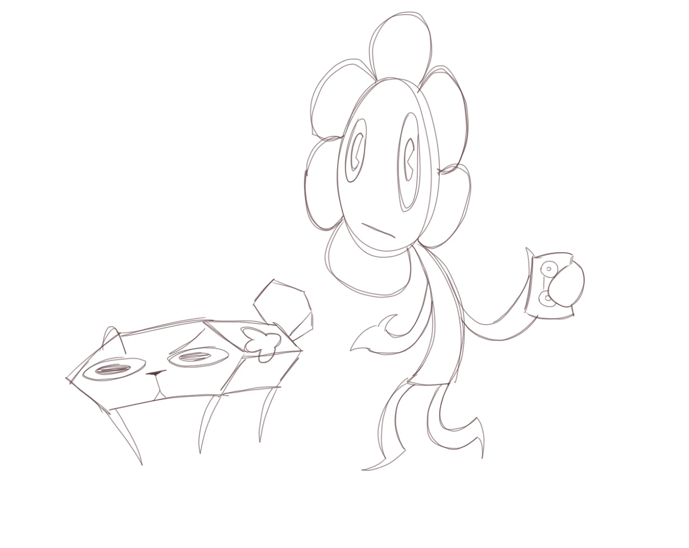 Very normal art of dandy and pebble | Fandom