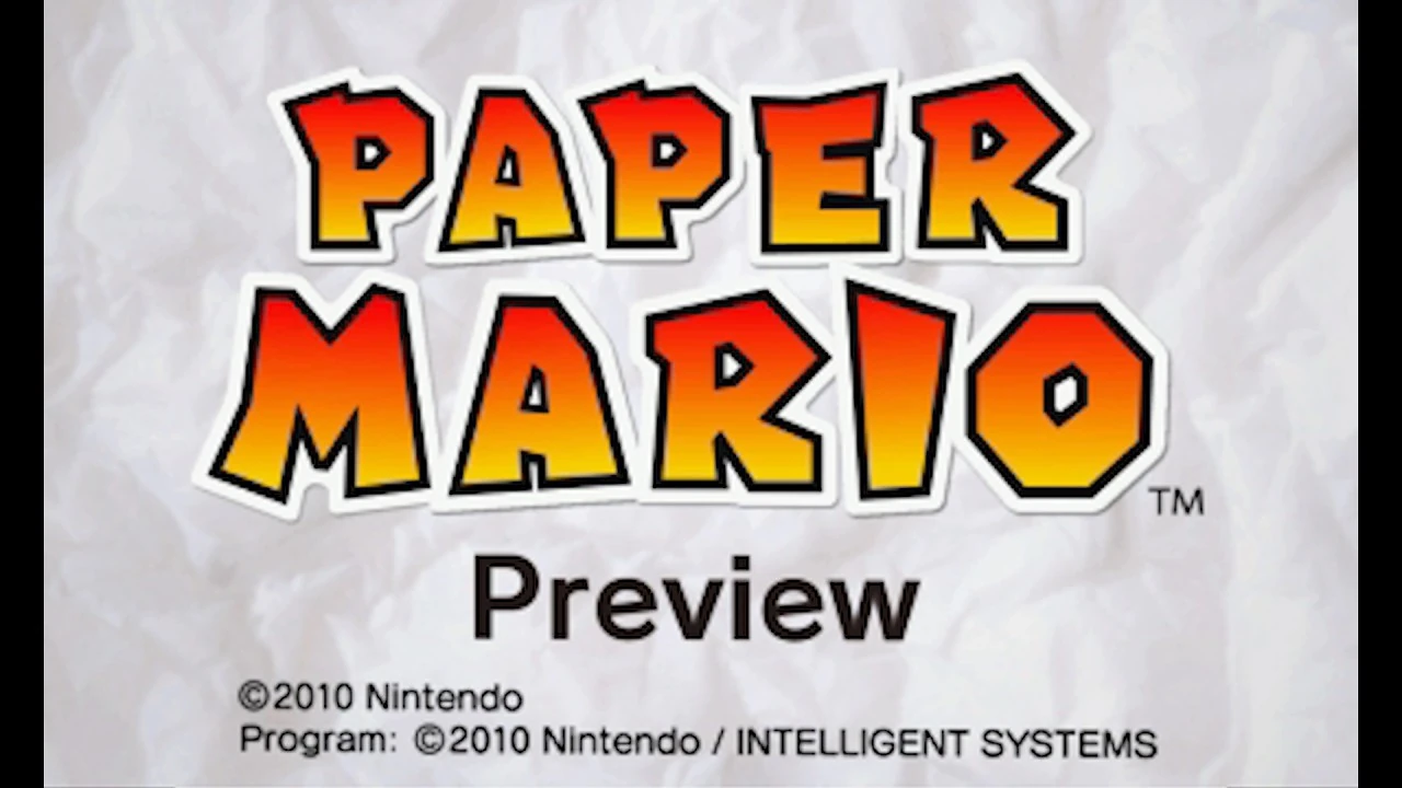 Original Paper Mario: Sticker Star trailer found after 14 years | Fandom