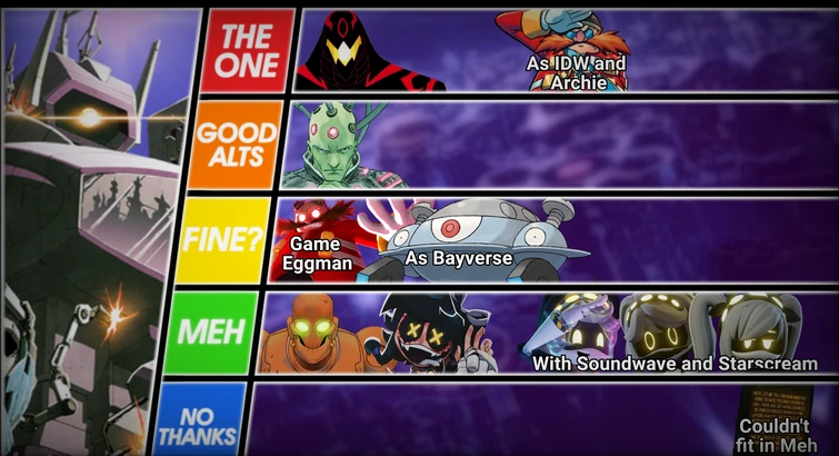 Shockwave Tier List | Fandom