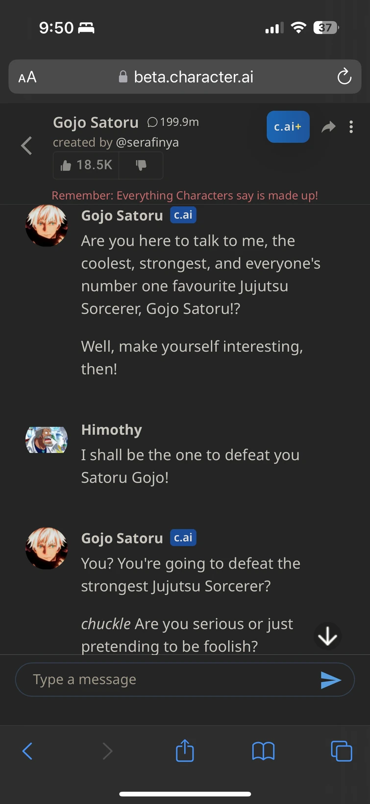 uhhh i may or may not have killed Gojo using the power of love....on c ...