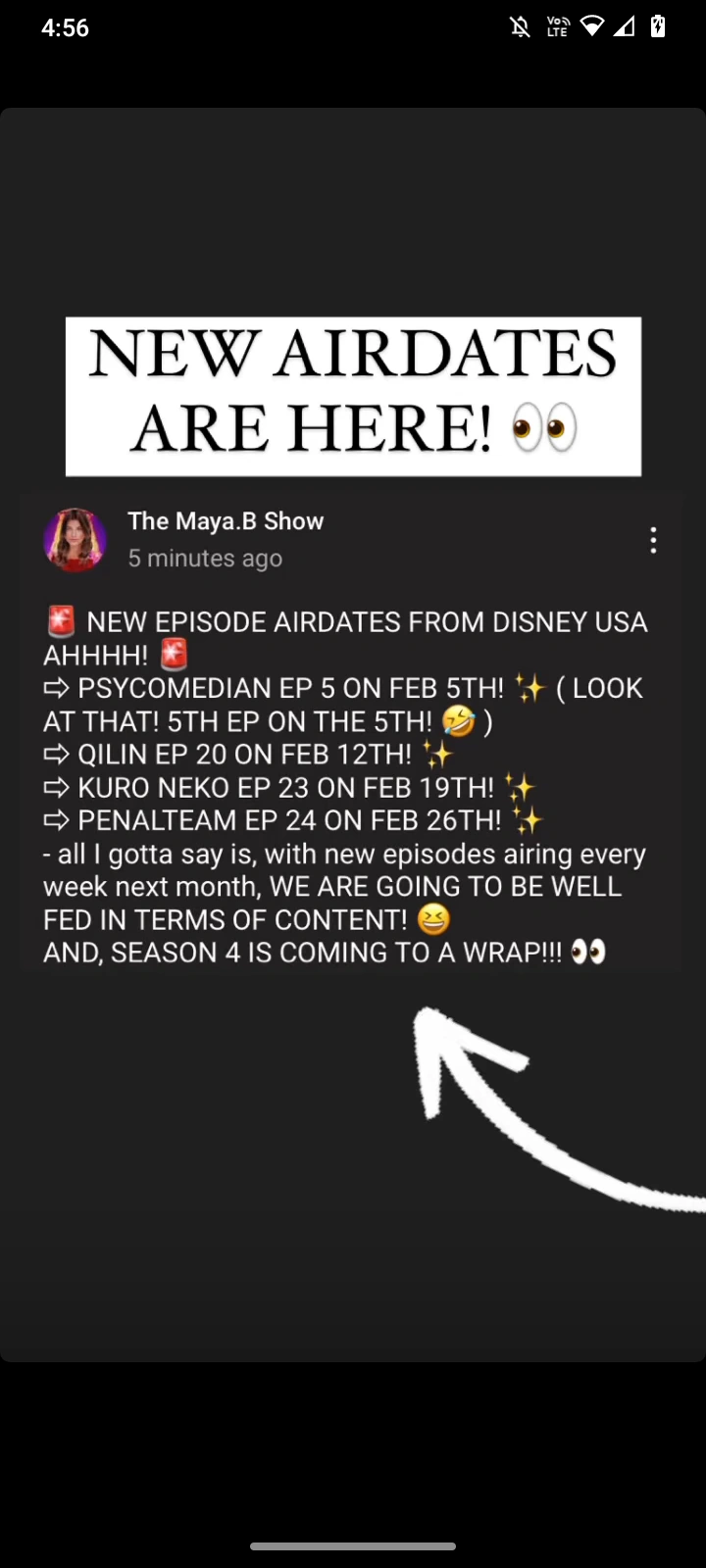 New air dates for next month!! | Fandom