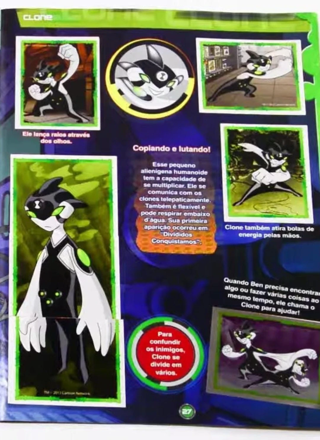 curiosity according to a Brazilian sticker album of Ben 10 OFFICIAL ...
