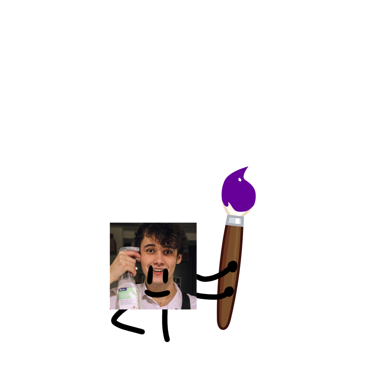 gay man holds a paintbrush covered in the blood of gamzee from ...