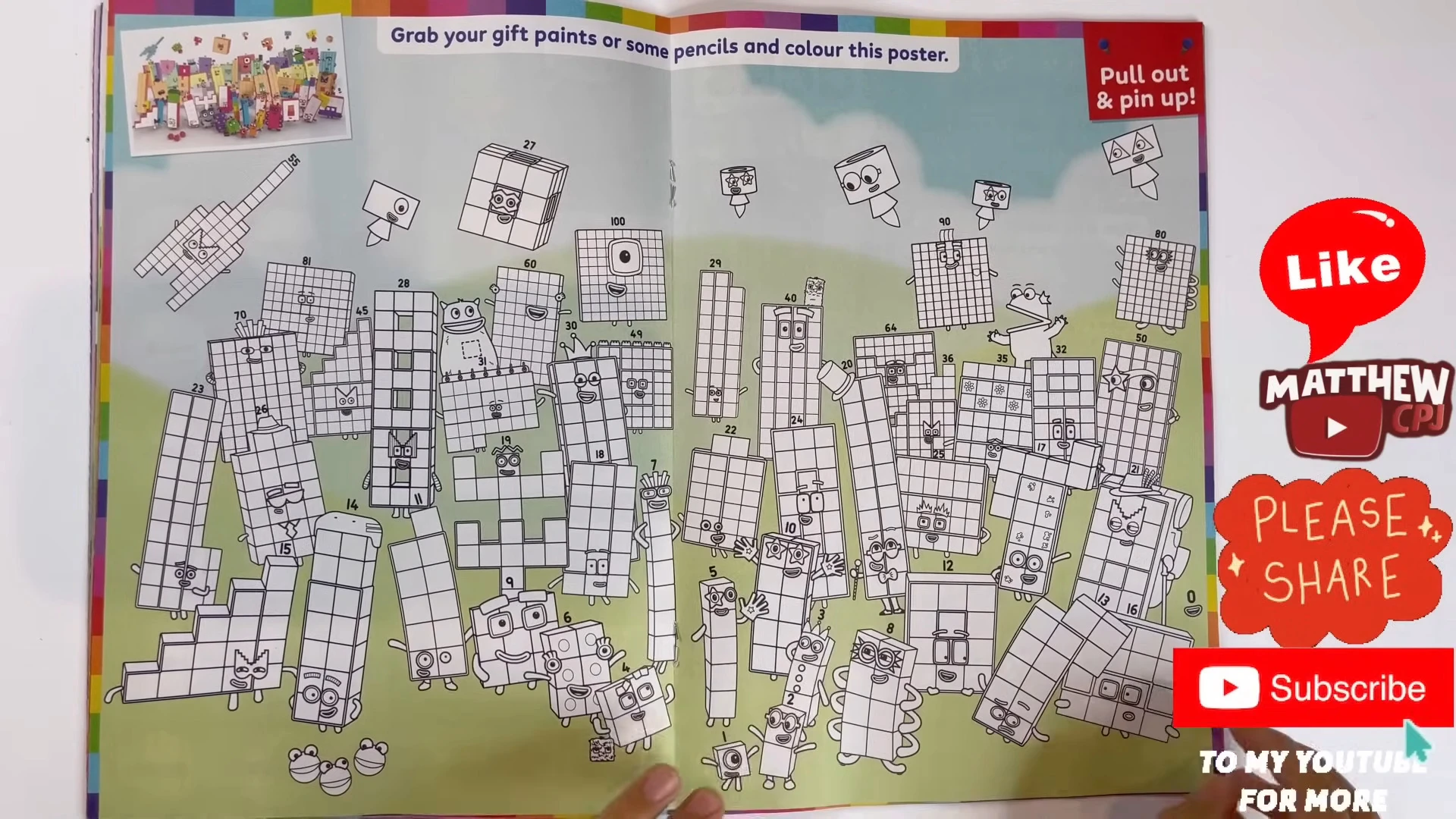 Numberblocks Coloring Page | Fandom