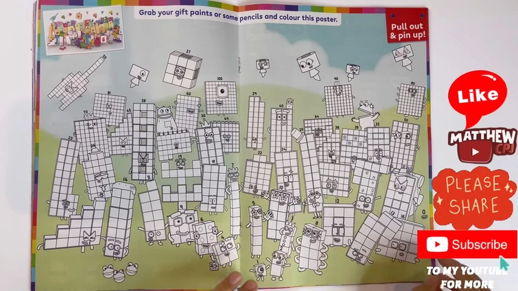 Numberblocks Coloring Page | Fandom