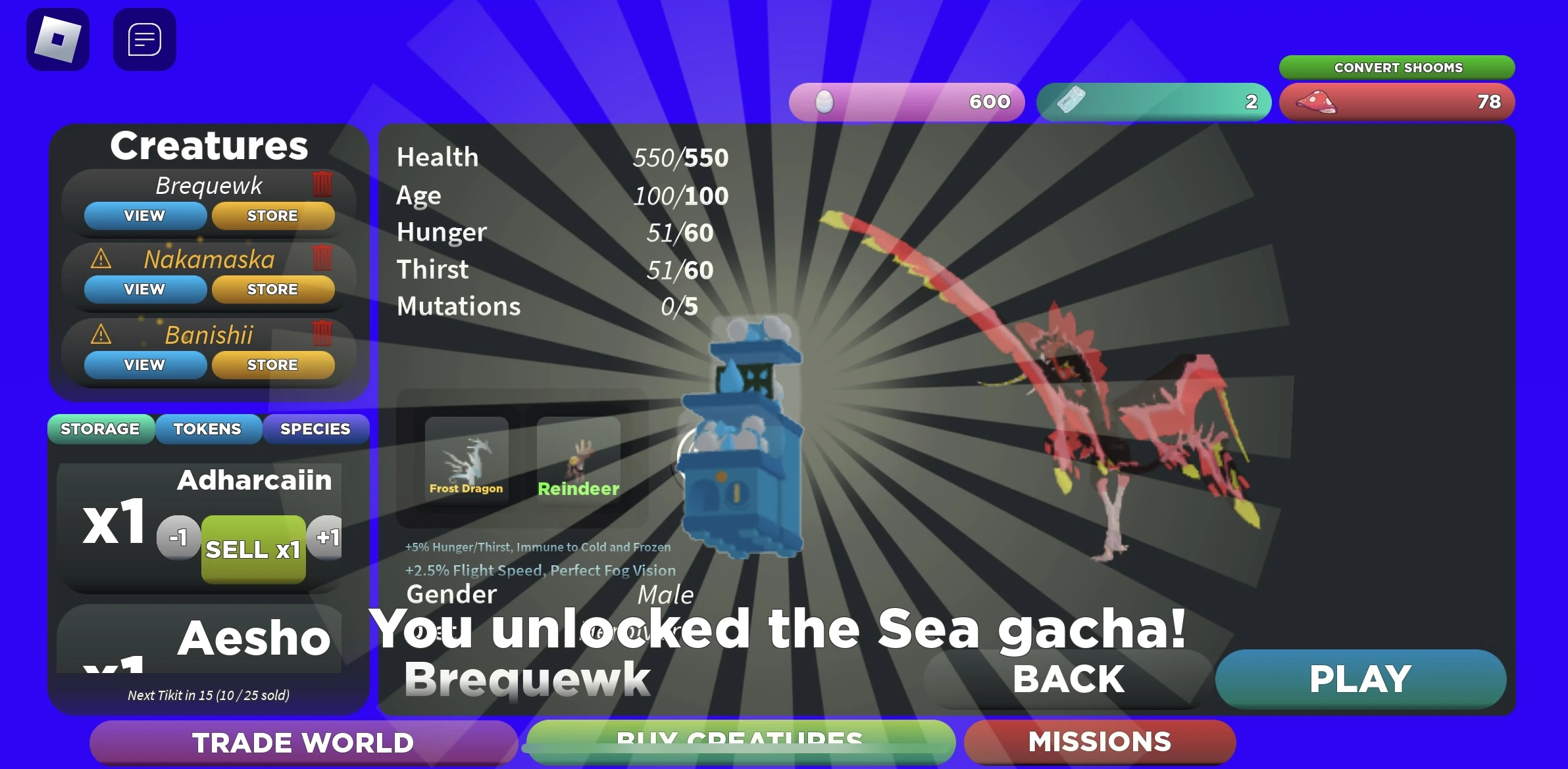 You unlocked the Sea gacha! | Fandom