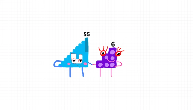 I ship Numberblock 6 and 55 since they're both step shaped. | Fandom
