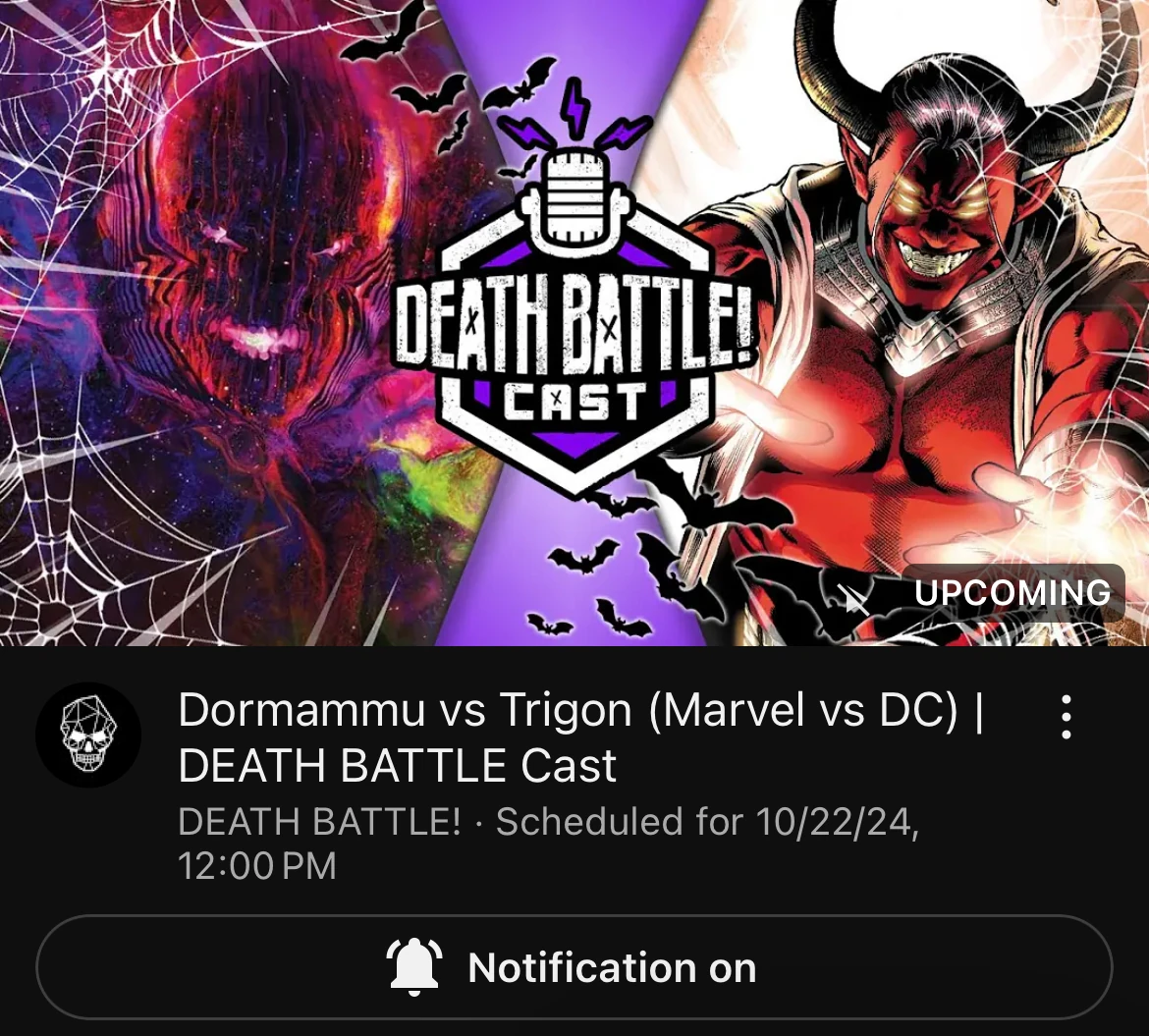The next death battle cast is Dormammu vs Trigon, any thoughts? | Fandom