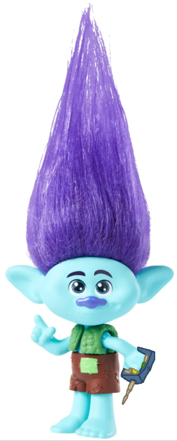 Branch with Gary toy doll figure from Trolls franchise by Mattel | Fandom