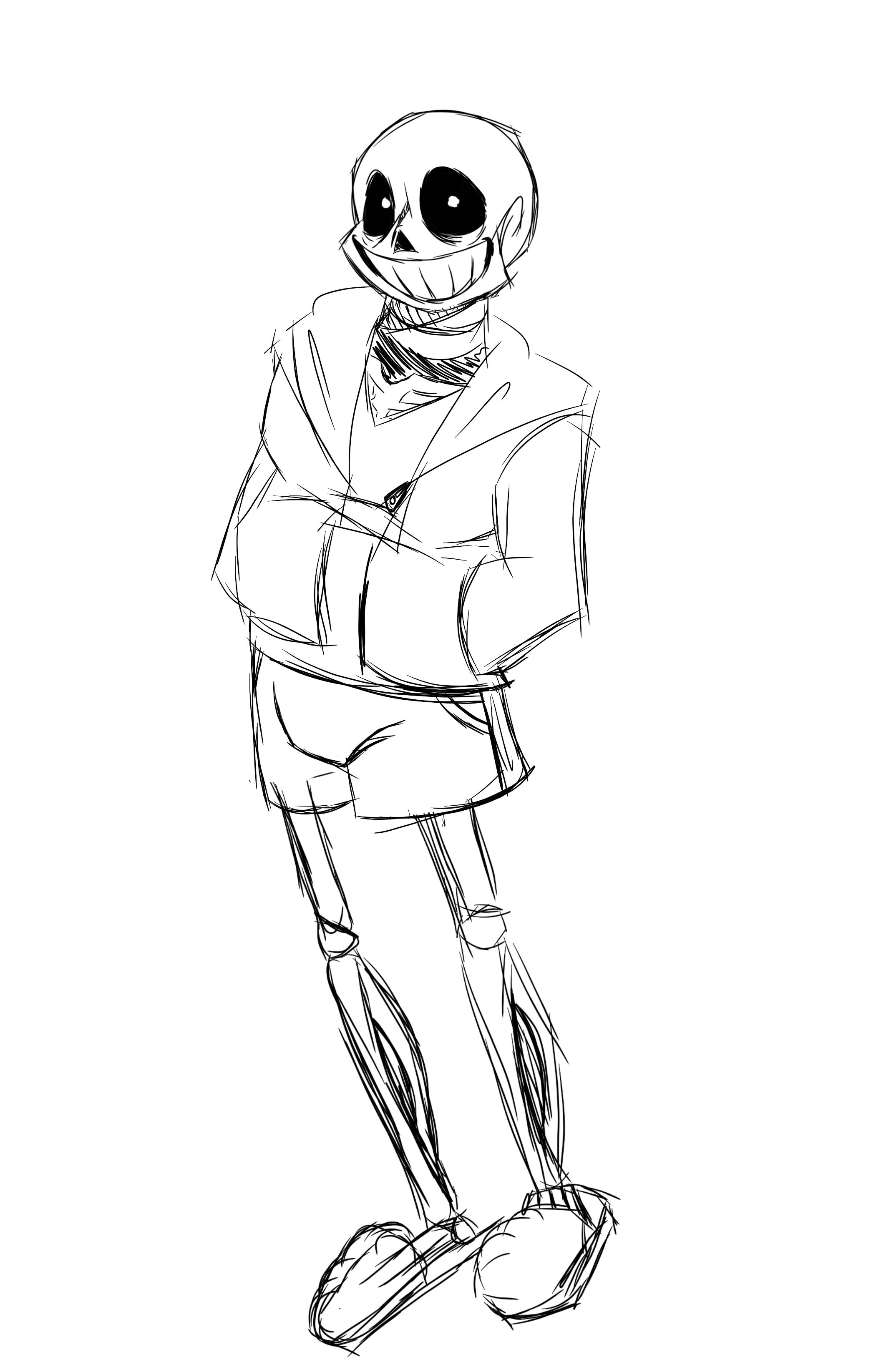 Hi, have this warmup sketch of Sans | Fandom