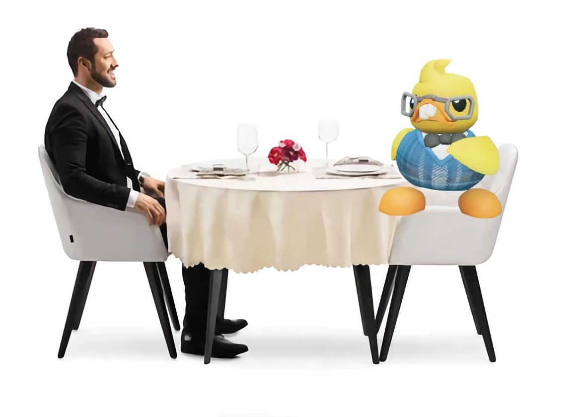 In the comments, pretend you're on a date with Nerd Duck. | Fandom