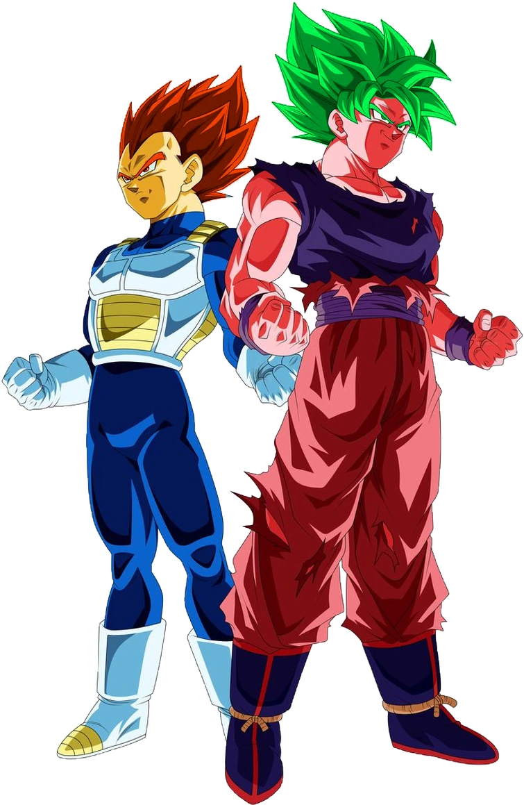 Super Saiyan Green Kaio-Ken x75 Goku and Super Saiyan Orange Multiplier ...
