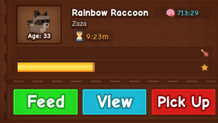 MY RAINBOW RACCOON JUST HAD TO BE NAMED ZAZA. | Fandom