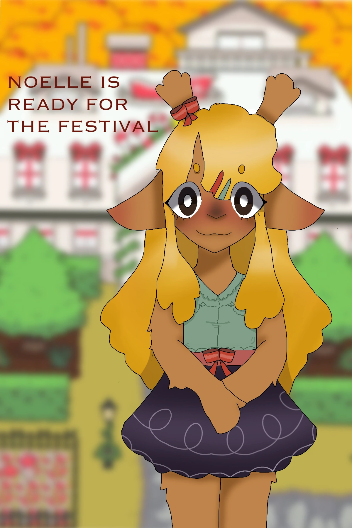 I can't stop drawing Noelle Deltarune... | Fandom