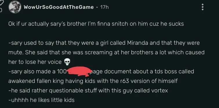 I knew there was something sus about that Saryniae fella | Fandom