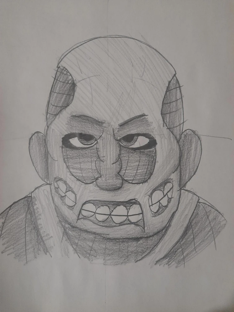 My sketch of the Colossal Titan | Fandom