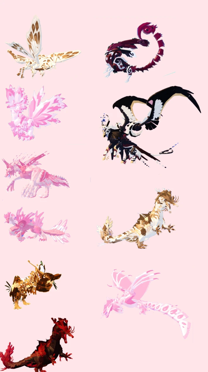 Selling skins 300! 400 for custom creatures of any skin listed here ...