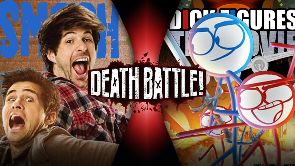 Anthony and Ian vs Red and Blue (Smosh vs Dick Figures) Who Wins? | Fandom
