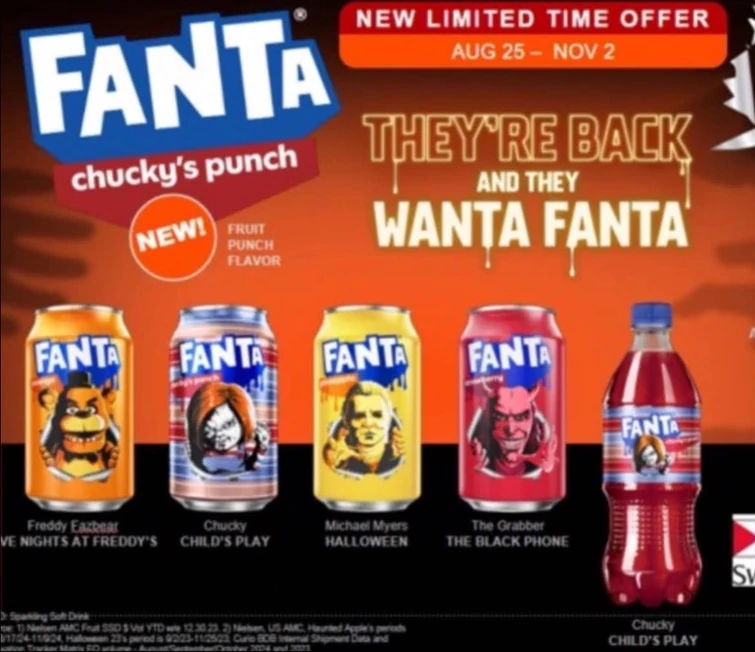 Upcoming Fanta x Universal horror collab | Fandom