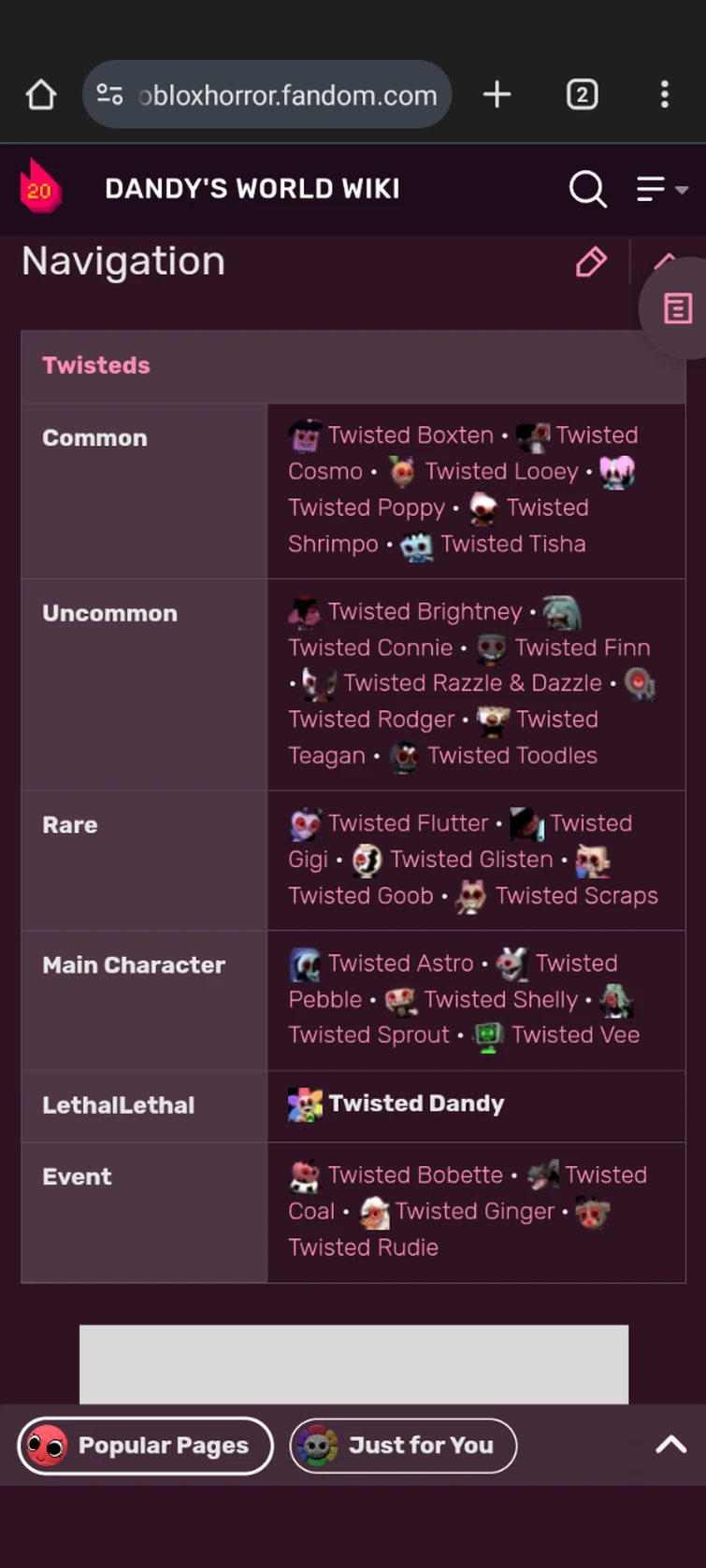 Hello, dandy reports a Error! | Fandom