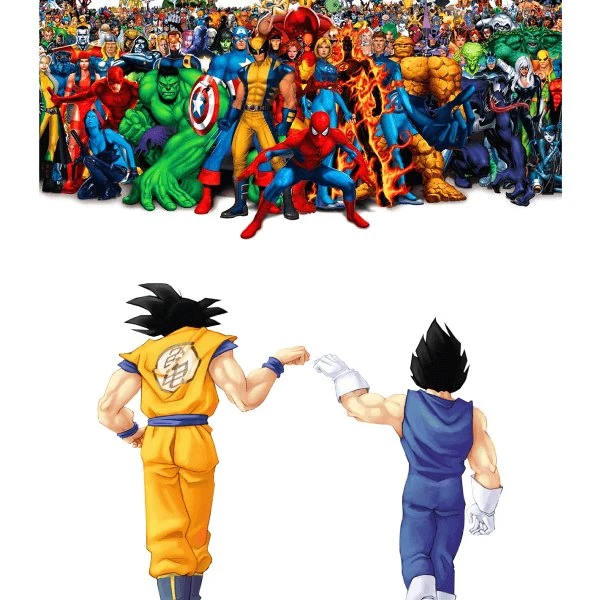 goku and vegeta vs marvel comics | Fandom
