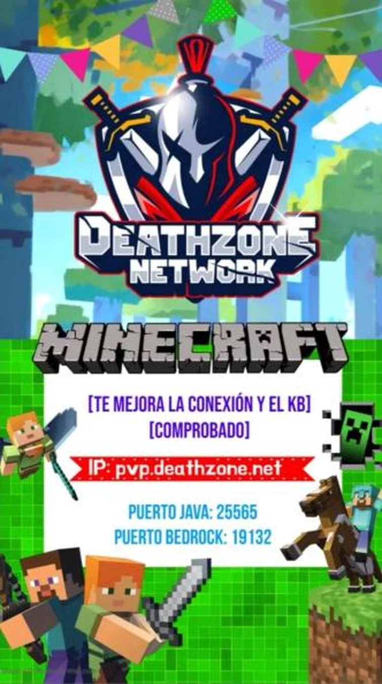 ¡Server de Minecraft, Deathzone Network! | Fandom