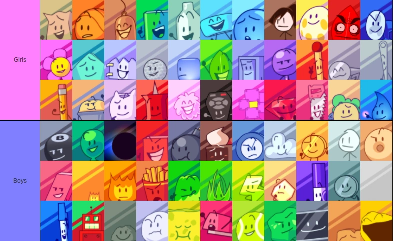 BFB Voting 1 | Fandom
