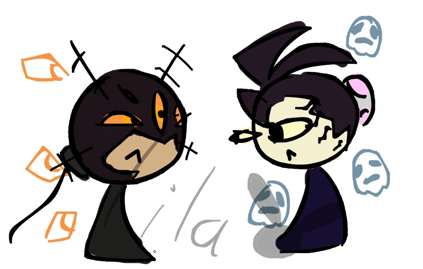 stares in evil roach and evil axolotl | Fandom