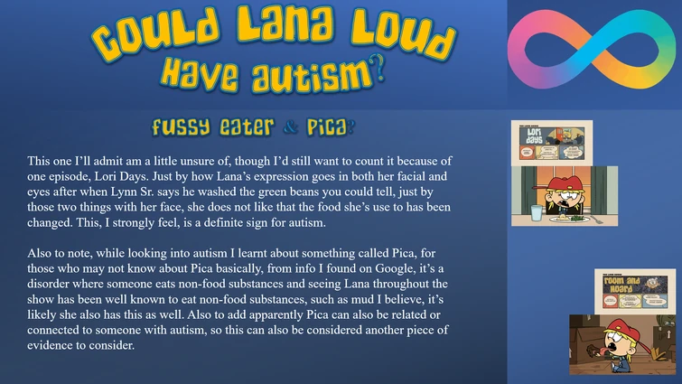 "Could Lana Loud Have Autism?" (Updated Edition) | Fandom