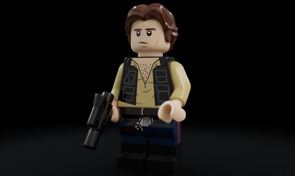 New & Improved Custom Han Solo Renders, As Well As Two Additional ...